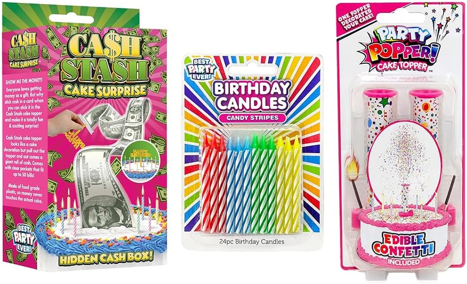 Amazon.com: BEST PARTY EVER! Birthday Surprise Gift Set: 1 Pink ...