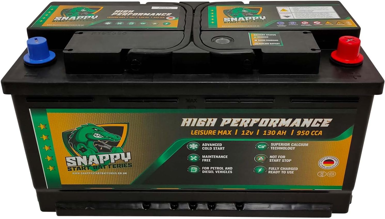 Snappy 130AH Leisure Battery : Amazon.co.uk: Business, Industry & Science