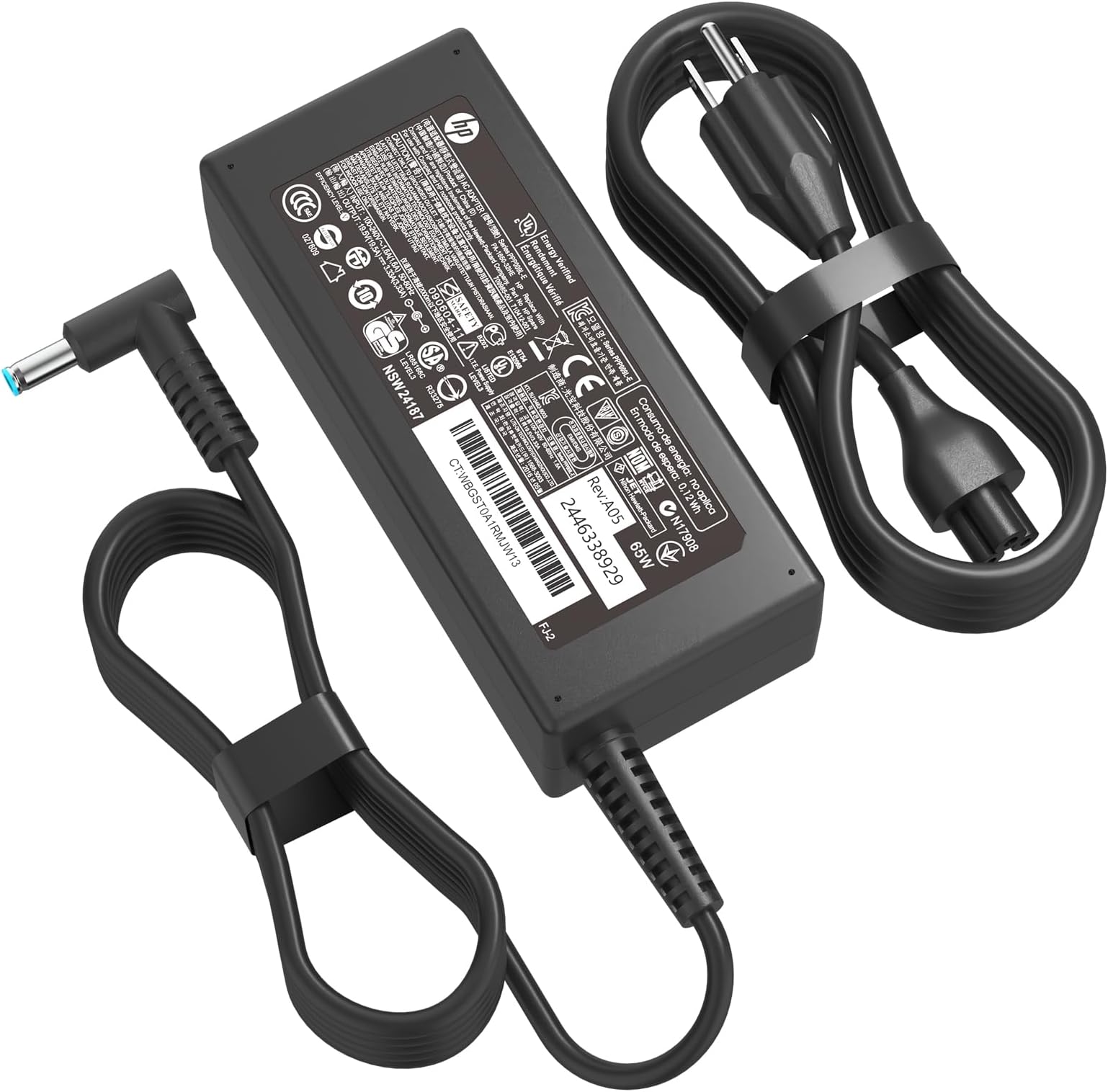Amazon.com: 90W 19.5V 4.62A AC Adapter Laptop Charger Fit for HP ...