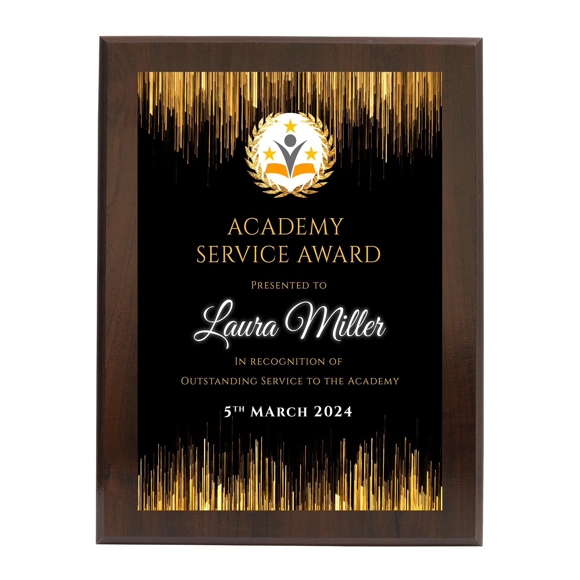 Amazon.com: 9" x 12" Custom Wall Plaque for Awards and Recognition ...