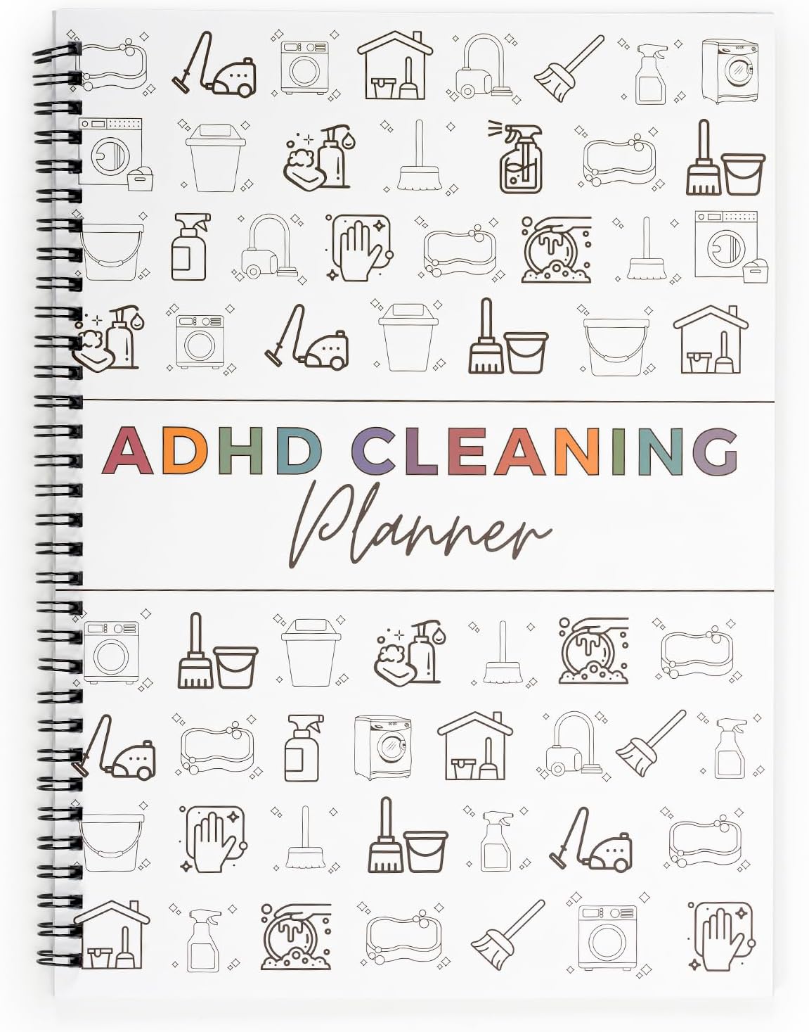 ADHD Cleaning Planner - Productivity Daily Planner,Cleaning Schedule ...