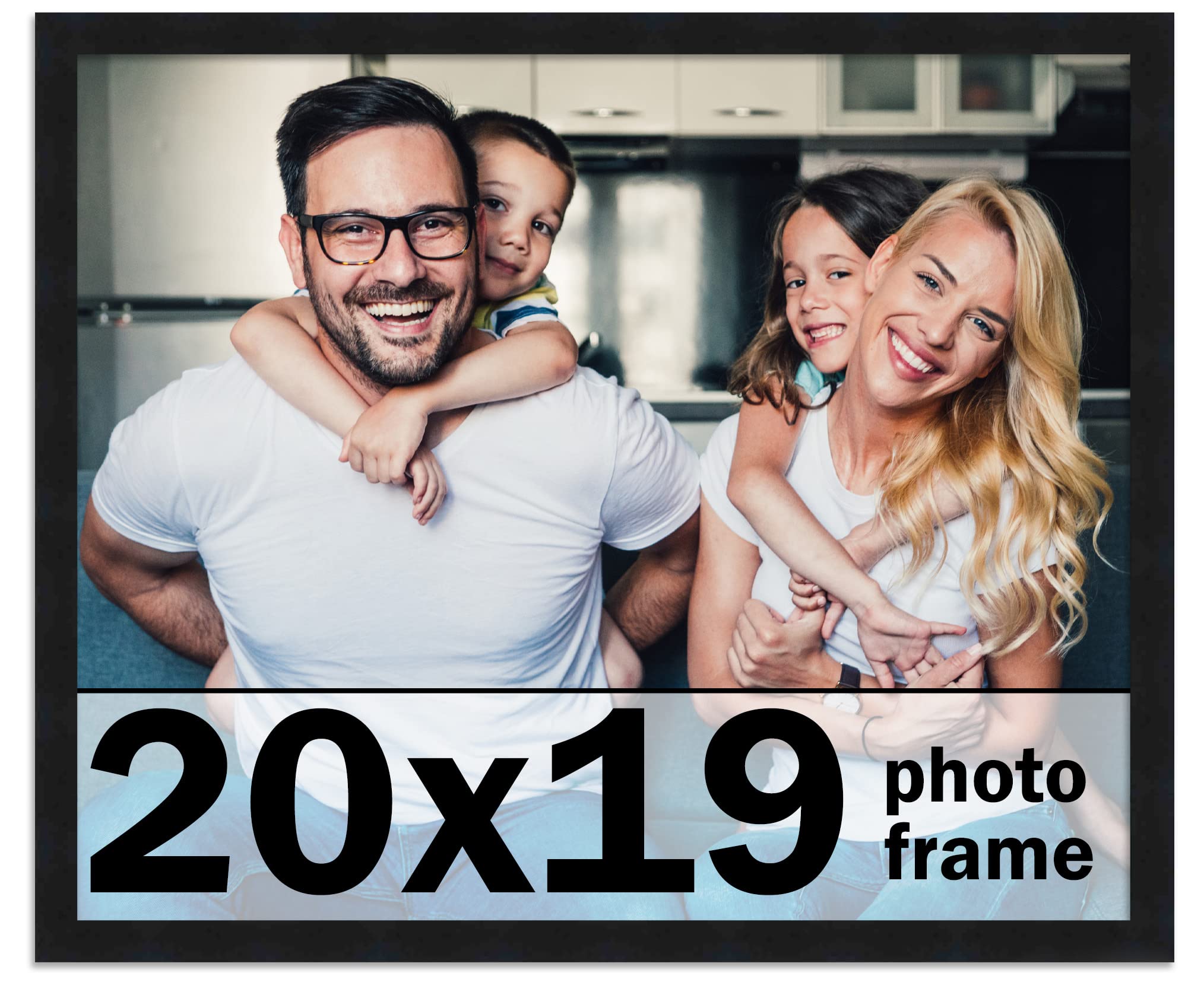 Amazon.com - 20x19 Frame Black Picture Frame - Complete Modern Photo ...