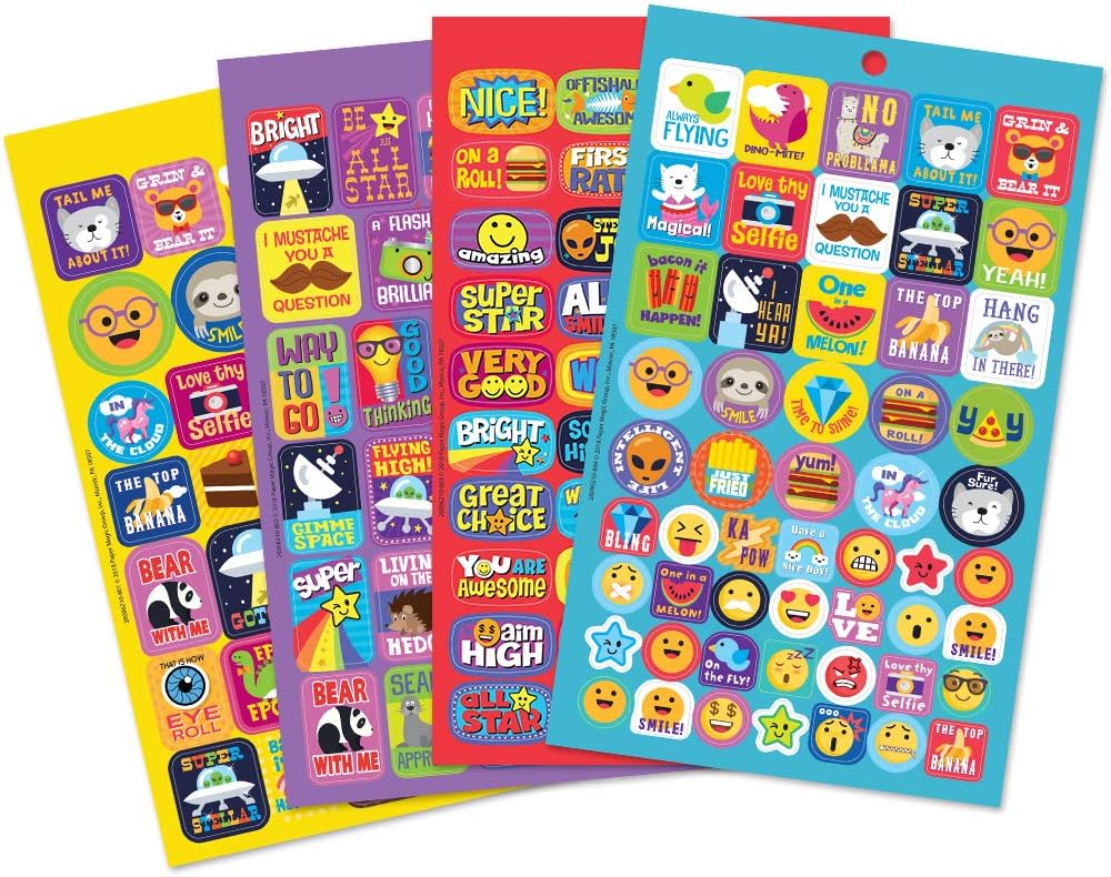 Amazon.com : Eureka Motivational Stickers for Kids and School Teachers ...