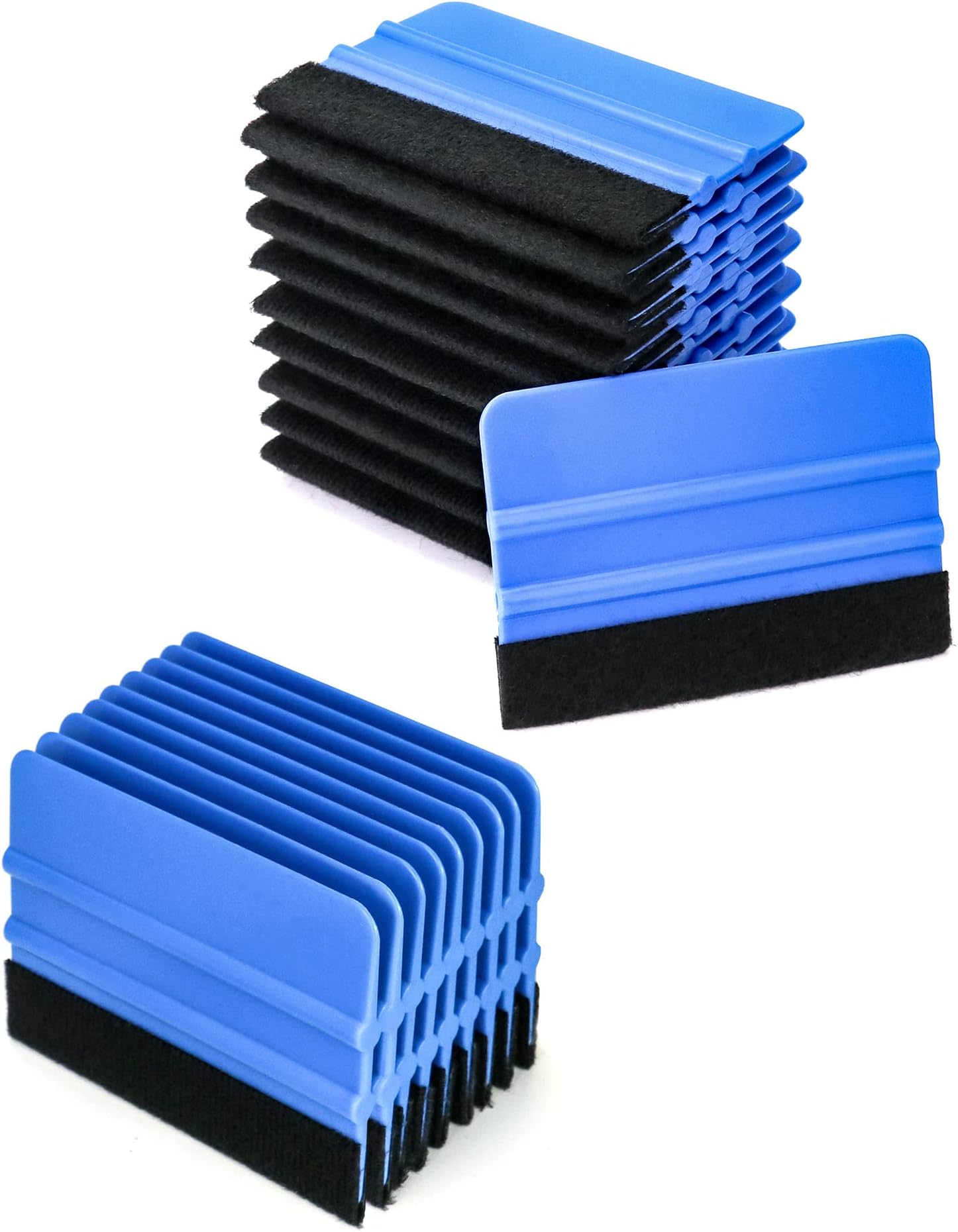 Amazon.com: QWORK Felt Squeegee, 20 Pcs 4in Vinyl Felt Edge Squeegee ...