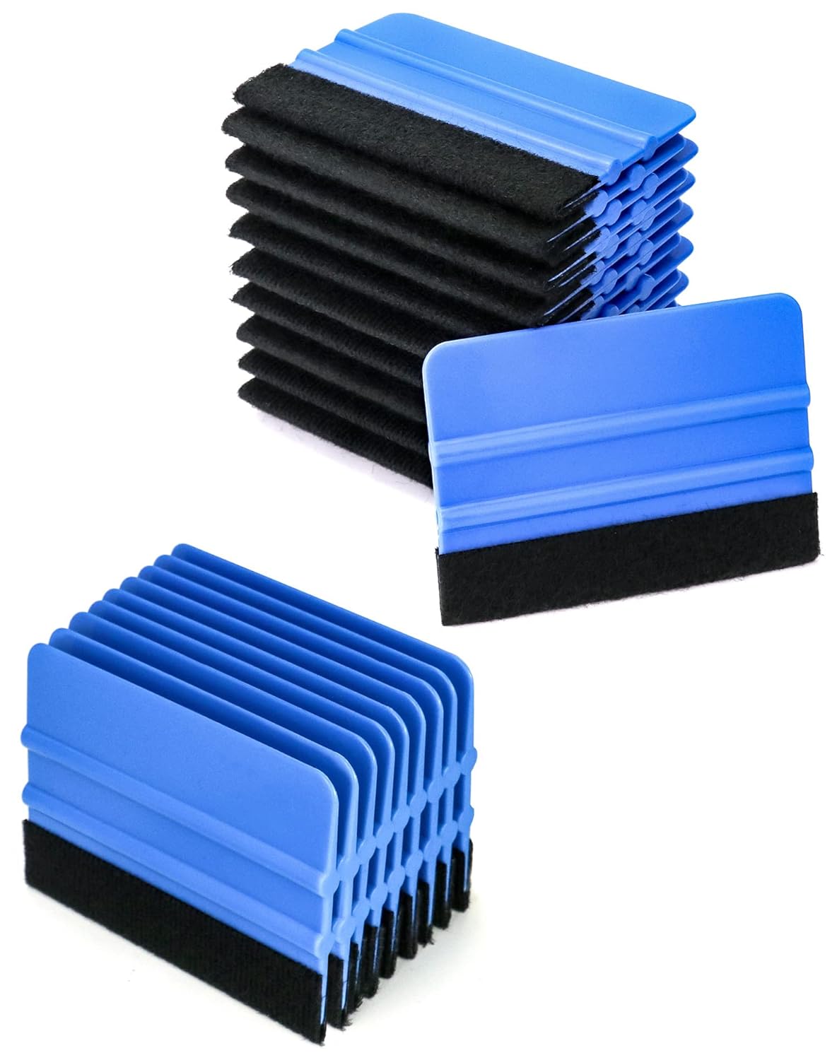 QWORK Felt Squeegee, 20 Pcs 4in Vinyl Felt Edge Squeegee Graphic Decal ...