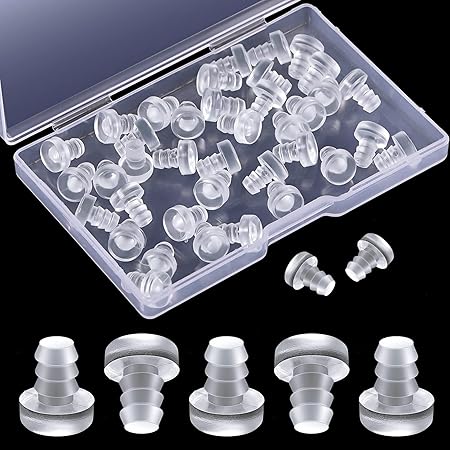 Glass Table Top Bumpers Clear Rubber Table Glass Bumper with Stem 5 ...