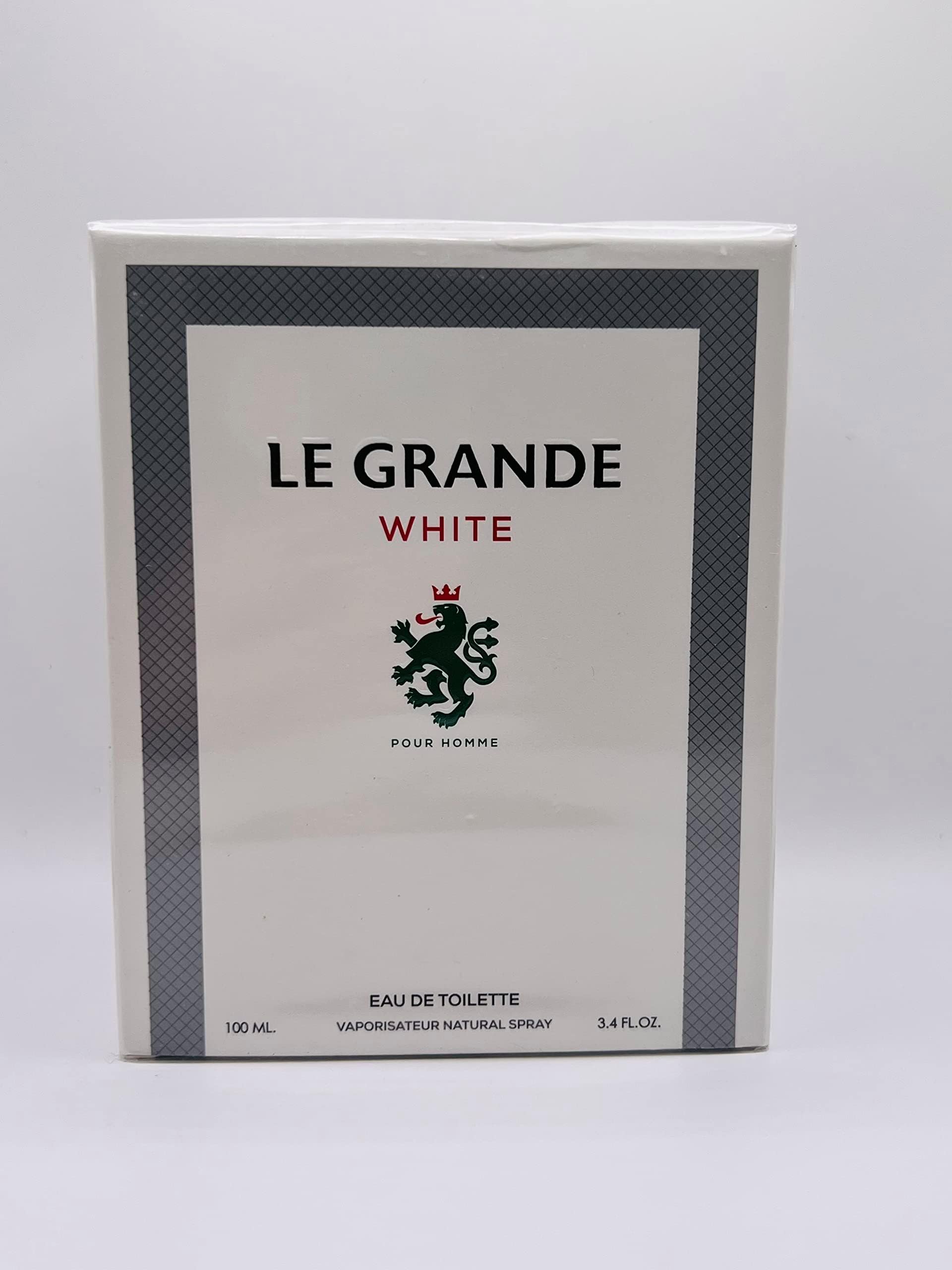 Amazon.com: LE GRANDE WHITE Designer EDT Cologne 3.4 oz Spray