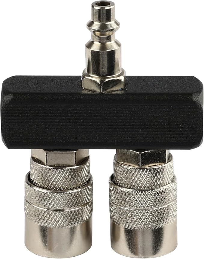 FORNAX 2-Way Straight Air Manifold Air Splitter, Line Type Air ...
