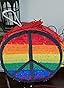Amazon.com: Rainbow Peace Sign Piñata : Toys & Games