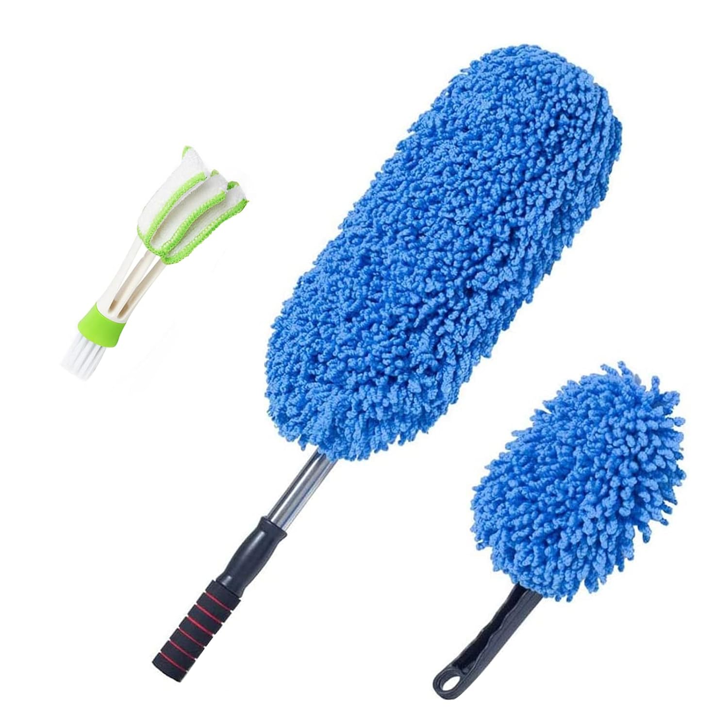 Ajxn 3 PCS Super Soft Microfiber Car Duster Exterior with Extendable ...