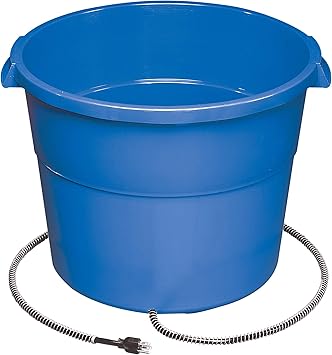 API® Heated Bucket | Heated Round Bucket | Livestock Water Bucket | 16 ...