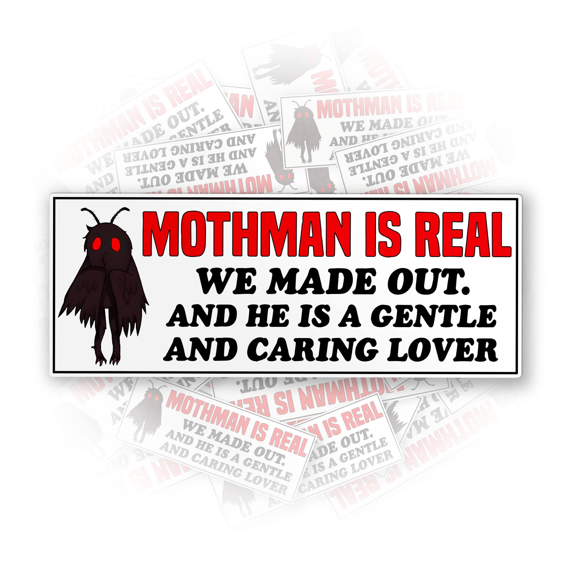 Amazon.com: Mothman Sticker Mothman Is Real Sticker Mothman Is Real We ...