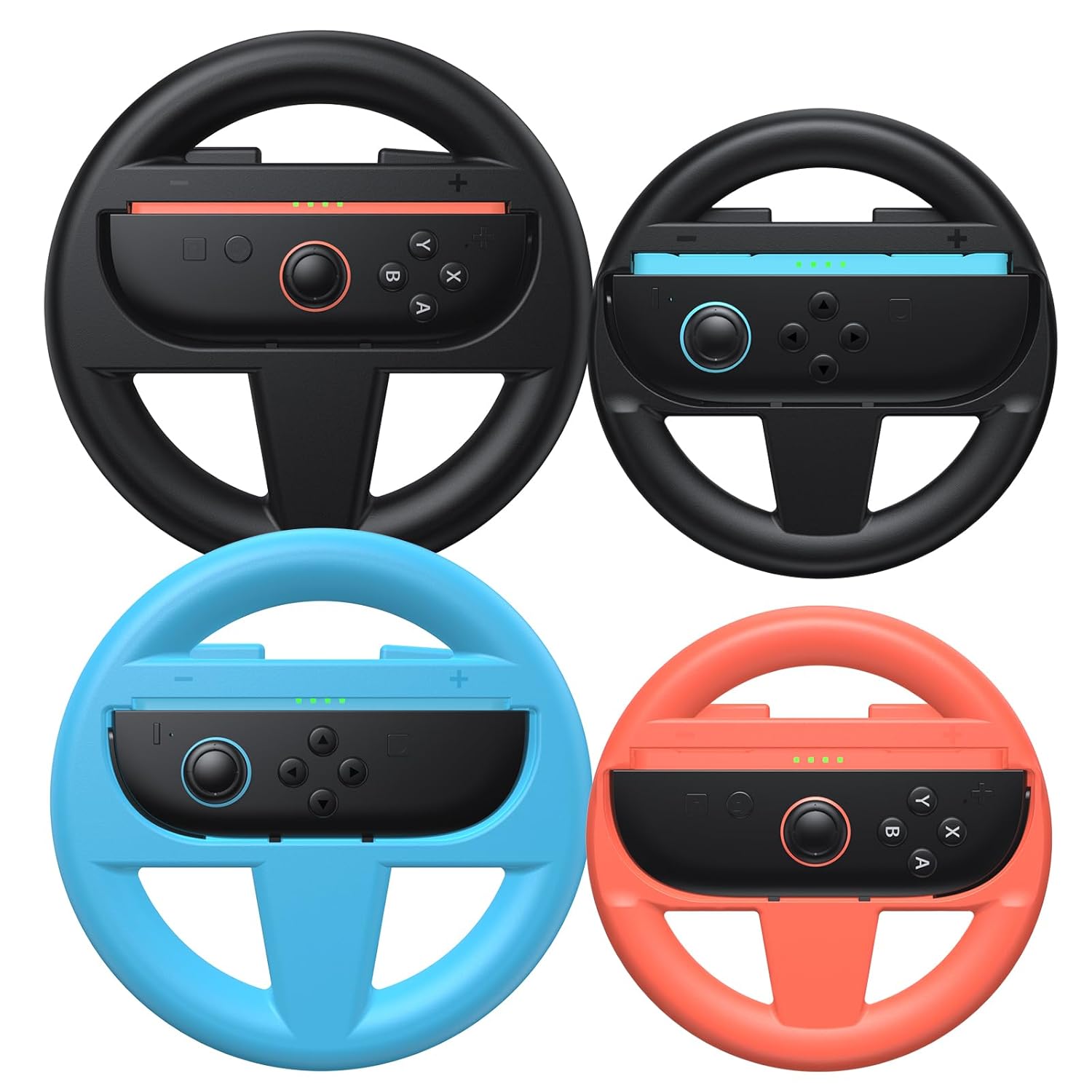 Amazon.com: Kinwin 4 Pack Steering Wheels for Nintendo Switch 2 (2025 ...