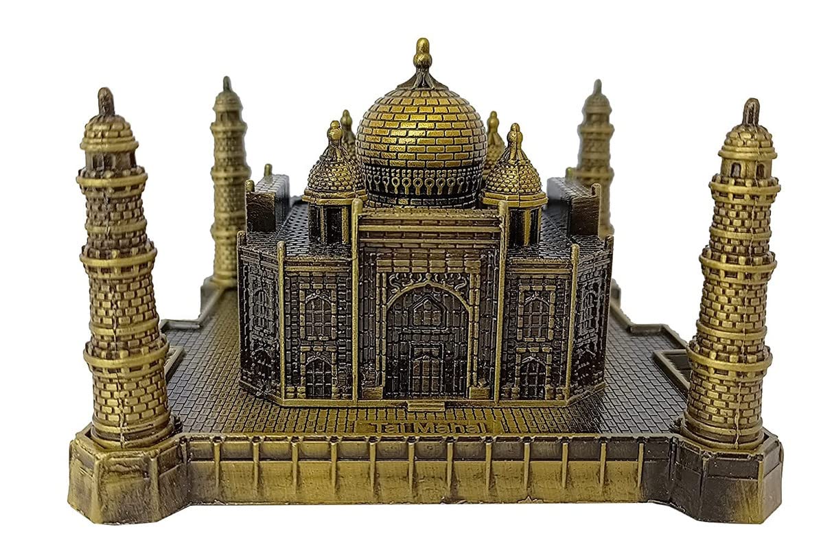 Buy ALTRONA Metallic Antique Finish Miniature TAJ Mahal Showpiece ...