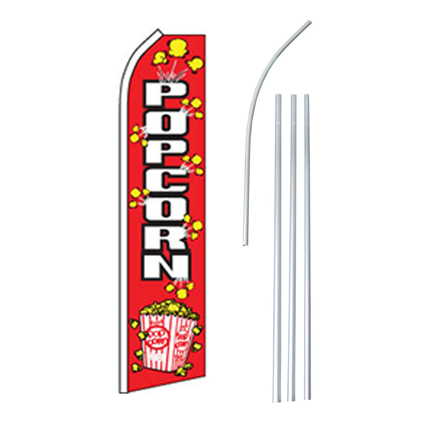 Amazon.com: NEOPlex - "Popcorn " - Floppy Flappy Flutter Flag and Pole ...