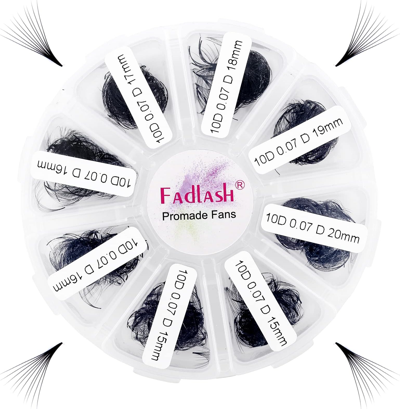 Amazon.com: Premade Fans Eyelash Extensions 600 pcs Small Base Promade ...