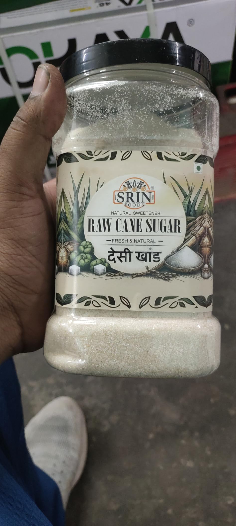 SRIN Foods Premium Desi Khand (1 Kg) - Unrefined Khandsari | Raw Khand ...