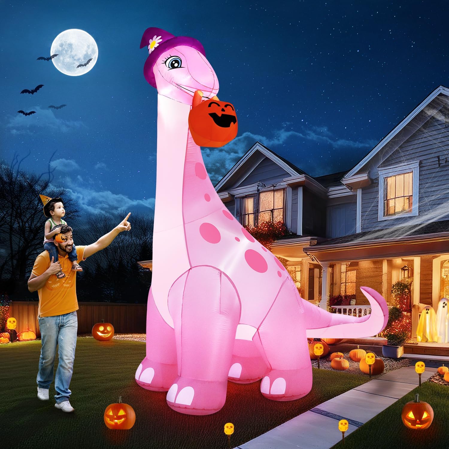 Amazon.com: zukakii 13FT Giant Halloween Inflatables Decorations ...