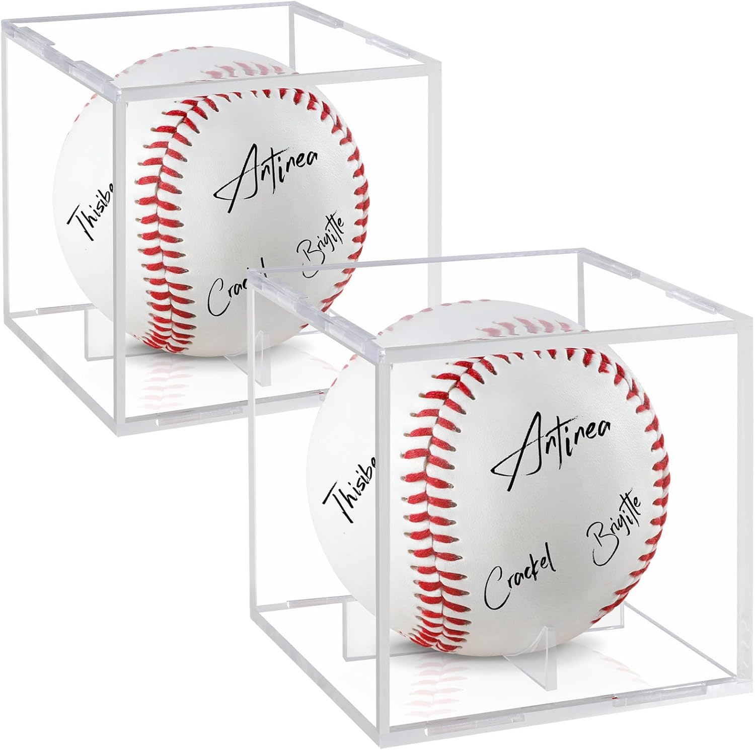 Amazon.com: Acrylic Baseball Display Case, Baseball Holder for Ball ...