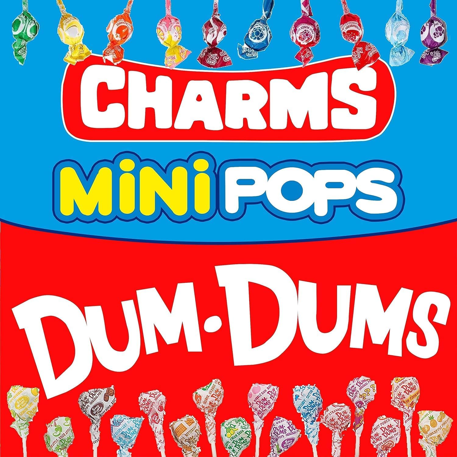Amazon.com : Charms Blow Pops, Assorted Flavors, 100-Count Box (8138 ...