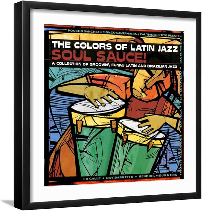 Amazon.com: ART.COM Wall Art Print The Colors of Latin Jazz Soul Sauce ...