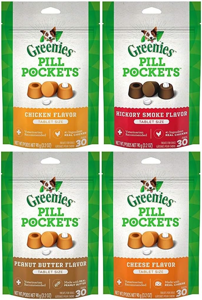Amazon.com : GREENIES PILL POCKETS for Dogs Capsule Size Natural Soft ...