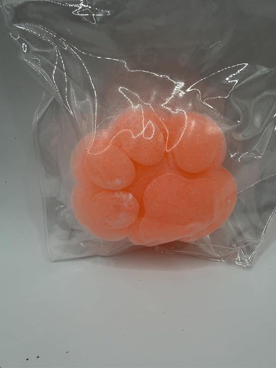 Amazon.com: Glow-in-The-Dark Flocked Paw Squishy, Neon, Medium, Slow ...