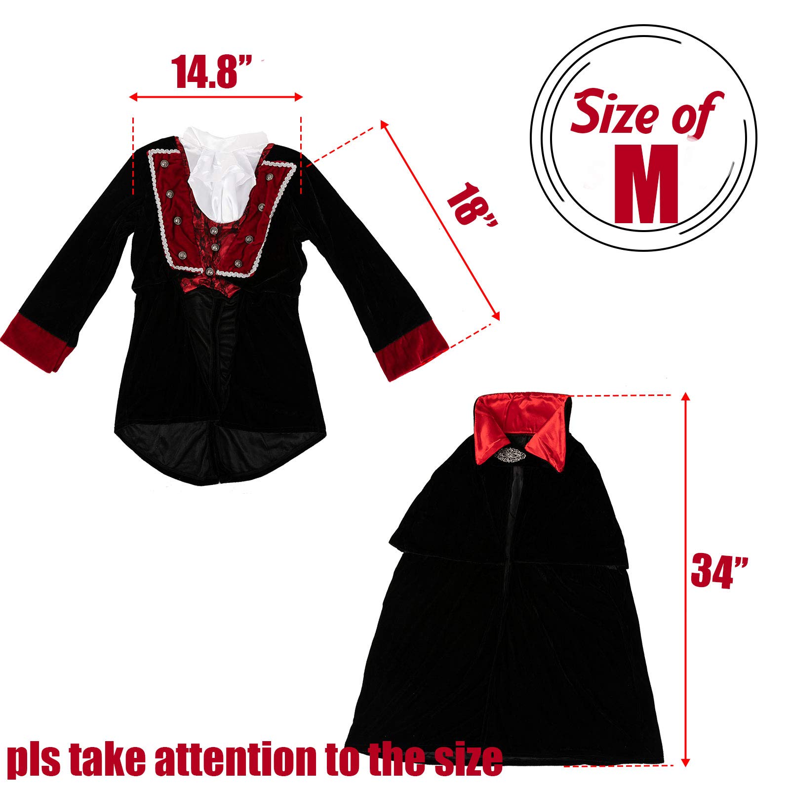 Snapklik.com : Vampire Costume For Boys, Boys Vampire Costume Deluxe ...