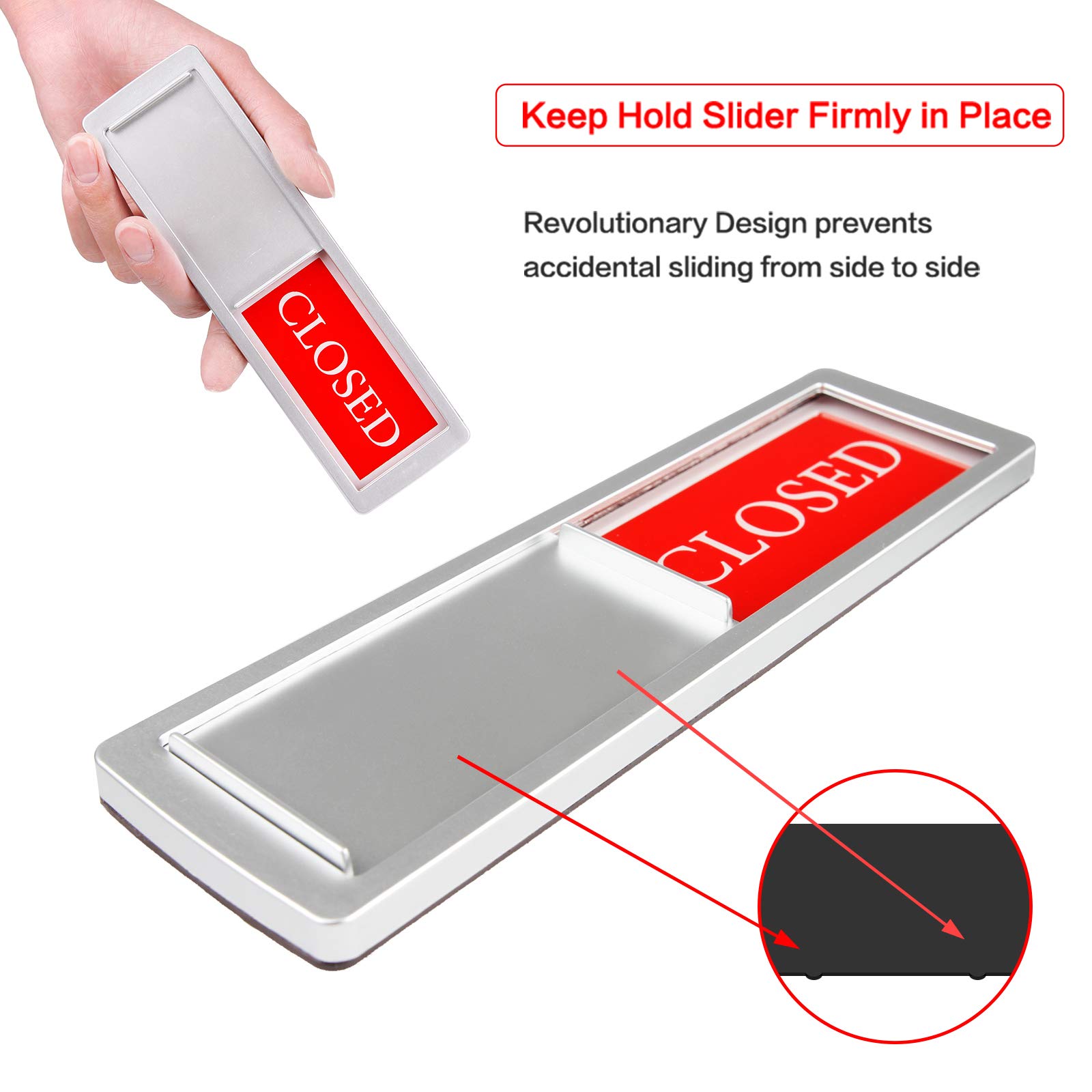 Open Sign For Bussiness Door, Open Closed Slide Door Sign for Office ...