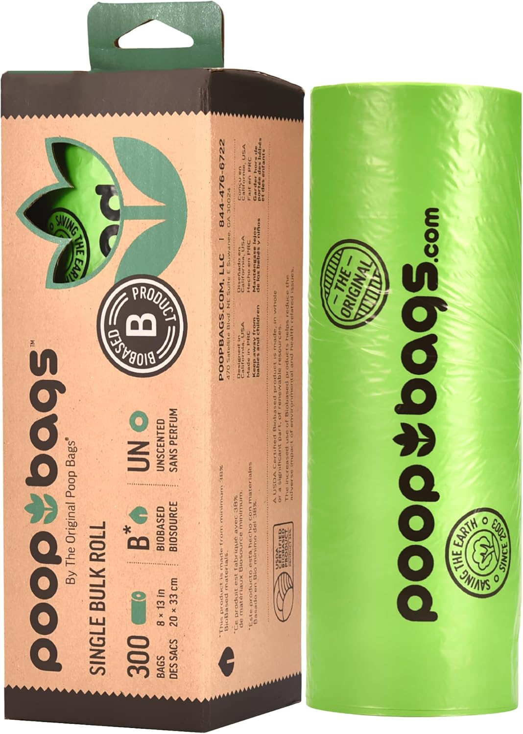 Amazon.com : The Original Poop Bags USDA Certified 38% Plant Based ...