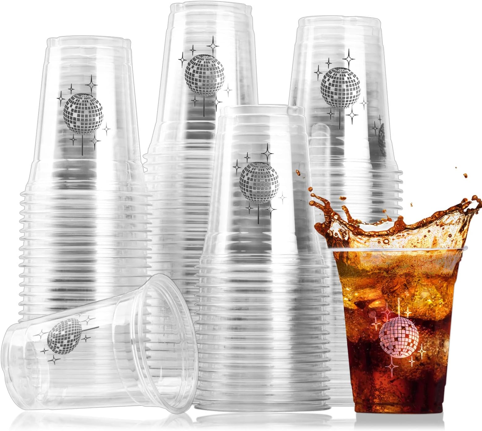 Amazon.com: FZR Legend Disco Party Favors Goodie Cups, 24 Pack Disco ...