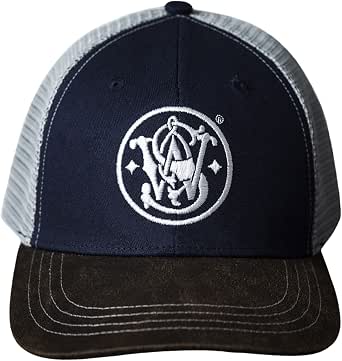 Smith & Wesson Mens Trucker Hat Baseball Cap Tri Color Oil Cloth with ...