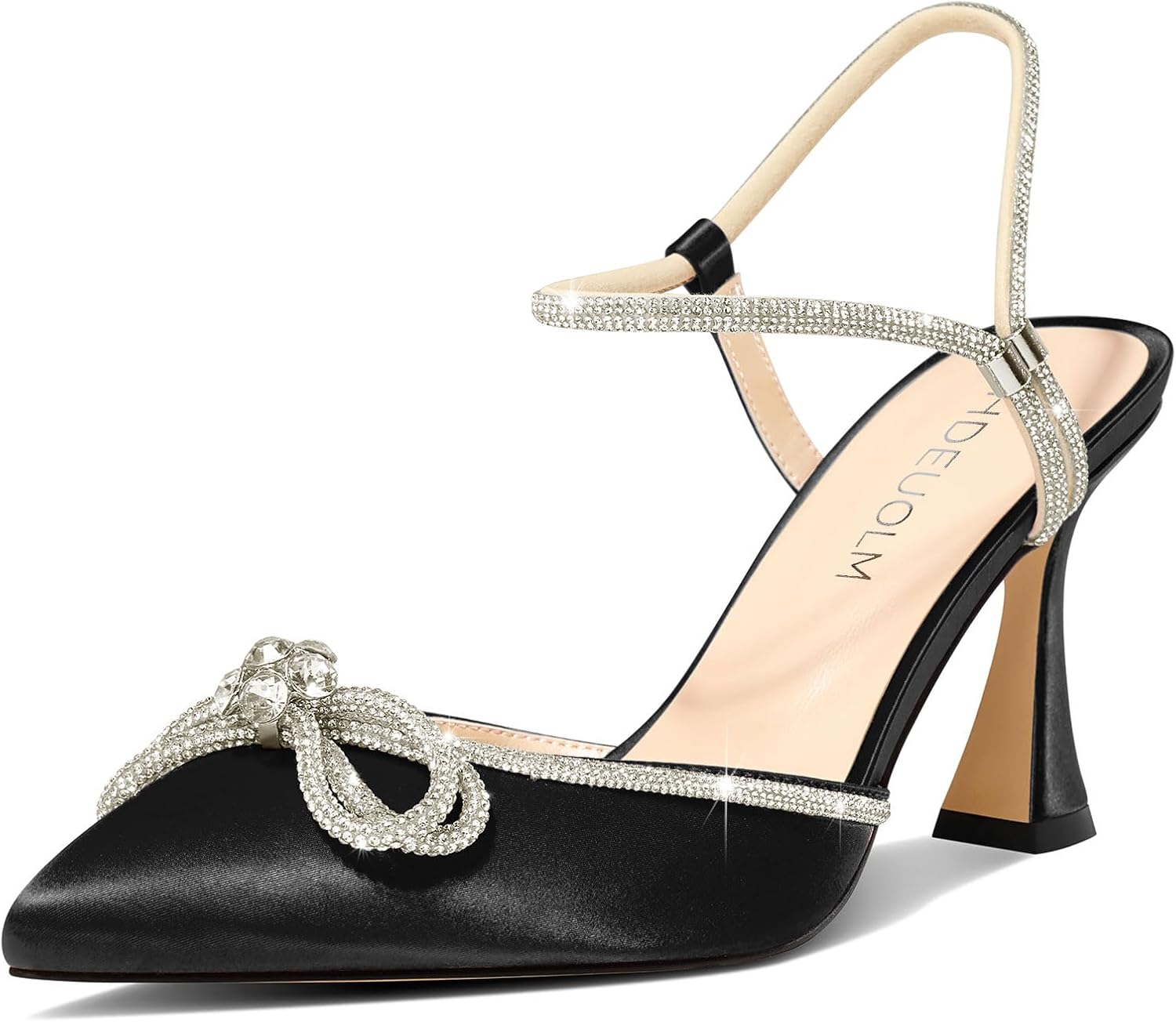 Amazon.com | HDEUOLM Womens Stiletto High Heel Pointed Toe Pumps ...