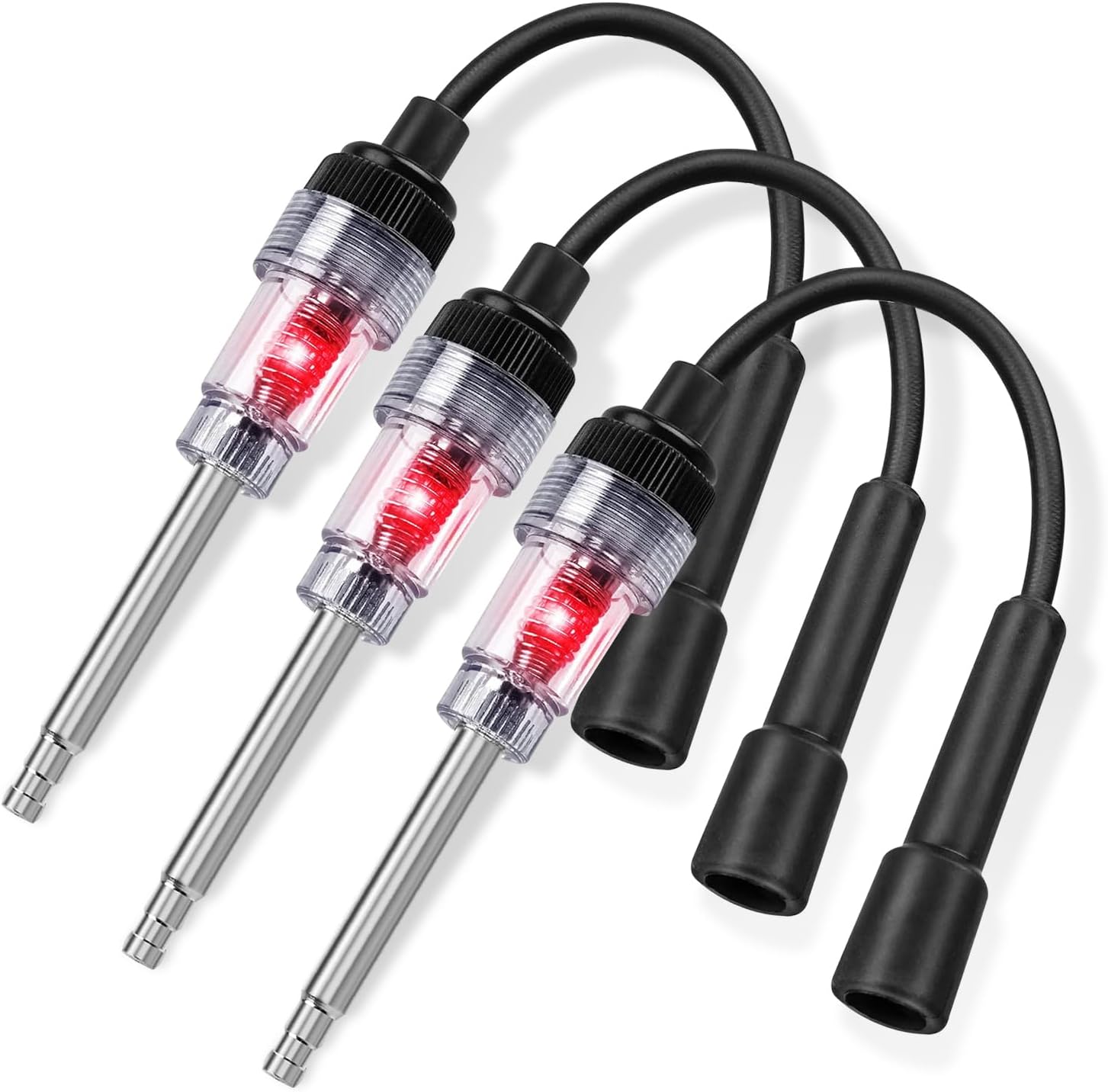 Amazon.com: Suvnie 3 PCS Inline Spark Plug Tester, Straight Boot Engine ...