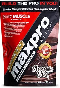Amazon.com: Max Muscle Maxpro Elite Whey Protein Powder | 30g Protein ...