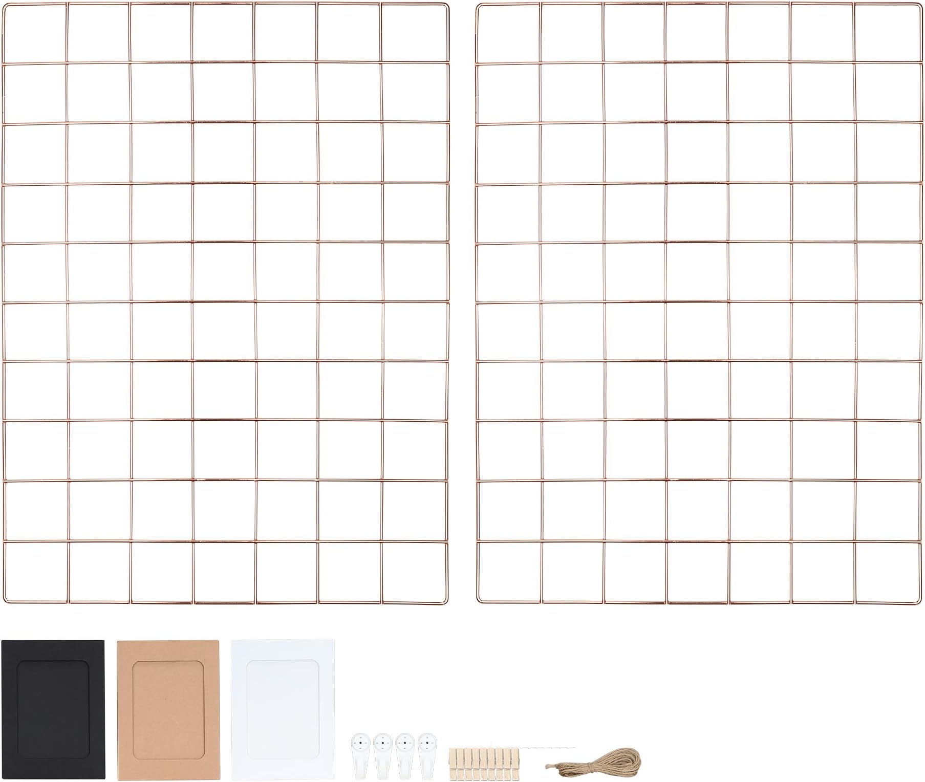 Super V Decorative Metal Wall Grid Photo Wall Decoration Picture Grid ...