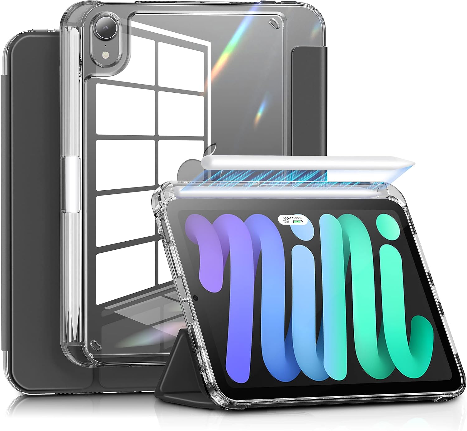 Amazon.com: INFILAND for iPad mini 7 case, iPad mini 7th (A17 Pro) /6th ...