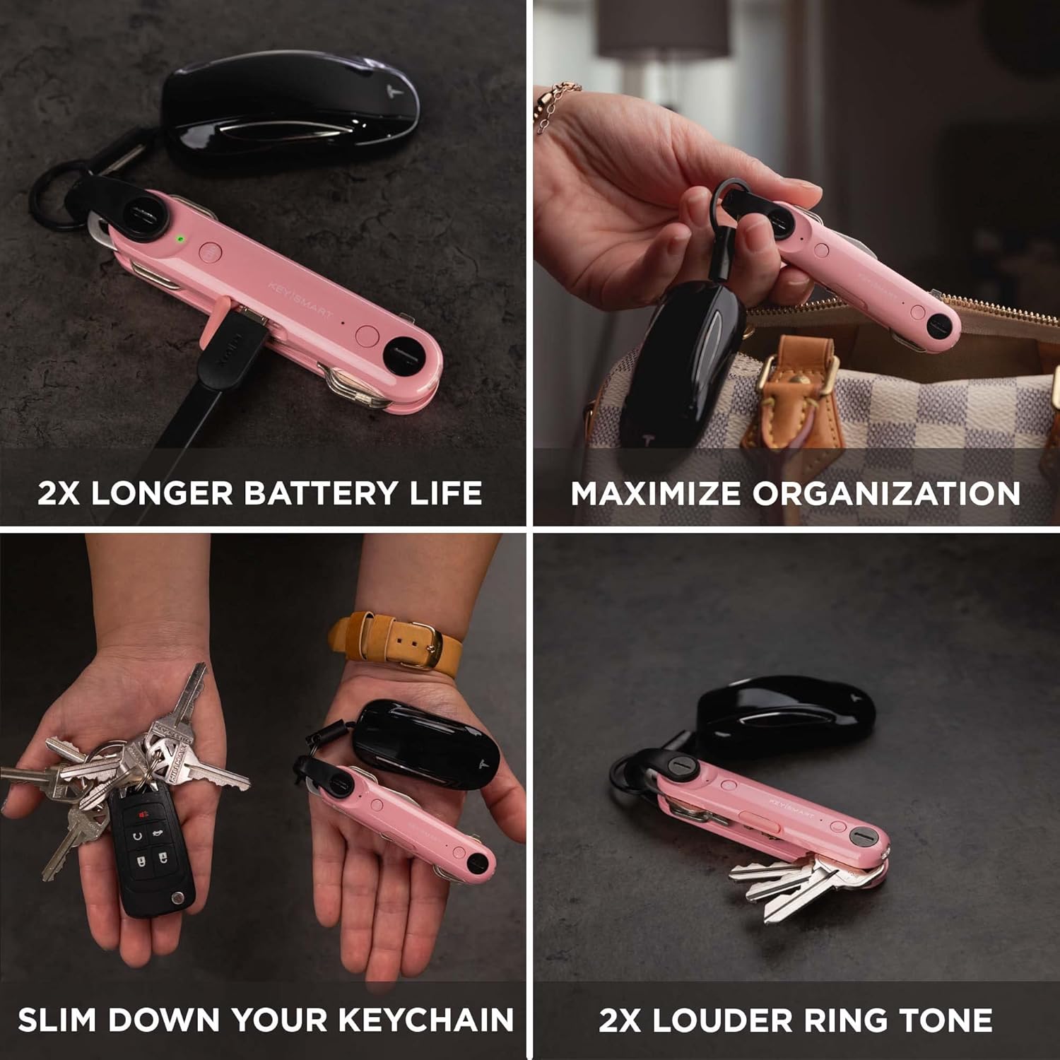 KeySmart Max – Compact Trackable Key Organizer w LED Flashlight and ...