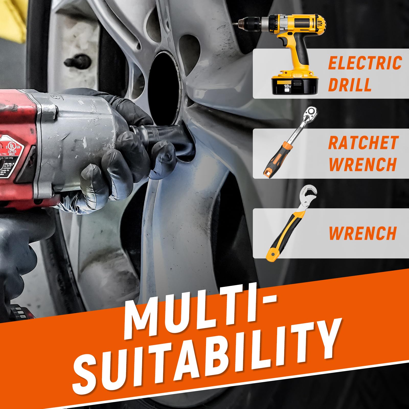 26pcs Screw Extractor Set with Bolt Extractor Set & Drill Bit Set ...