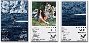 Amazon.com: Generic SZA Poster (3 Pcs 8 * 12 Inch) Album Cover Music ...