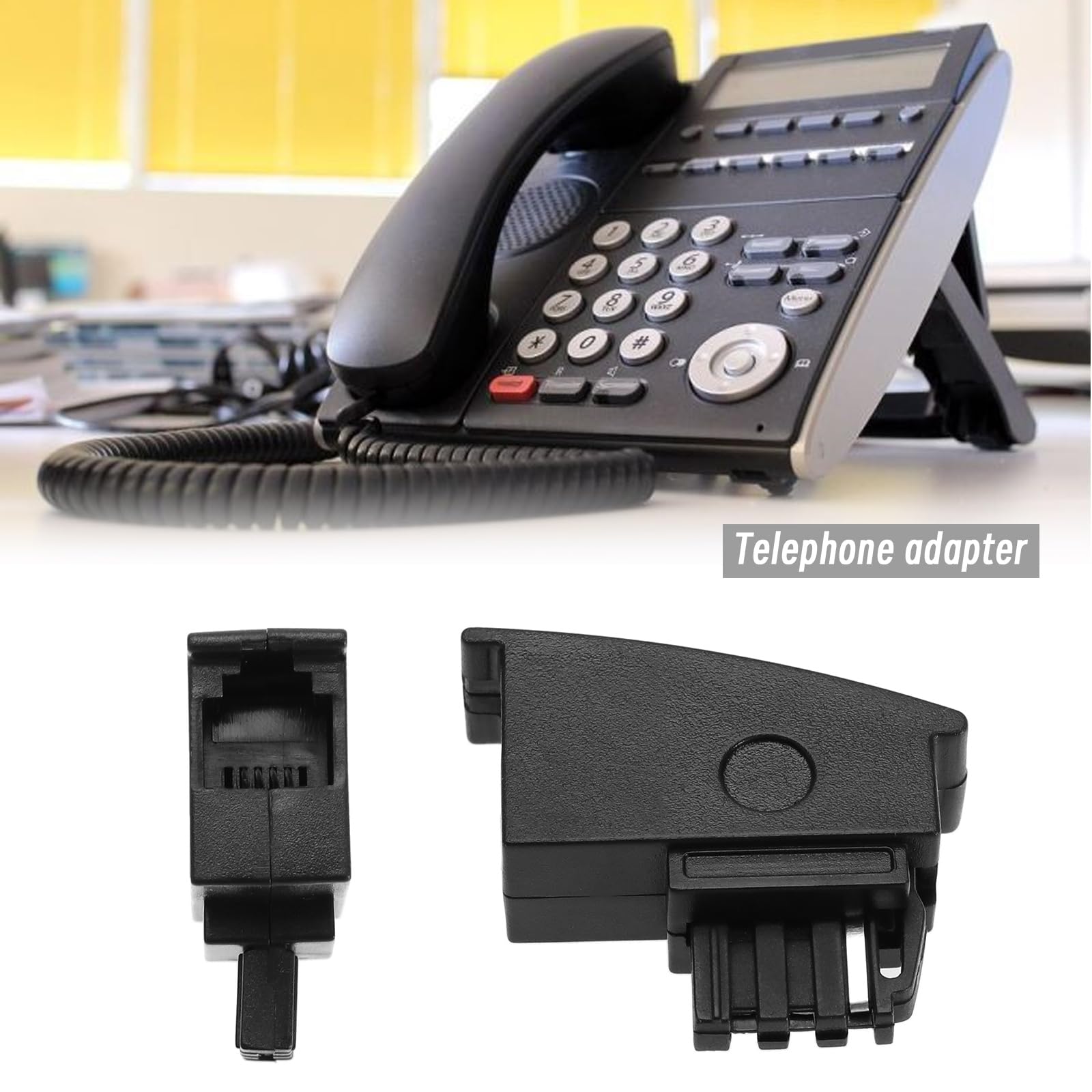 YINETTECH 4pcs Telephone Adapter TAE Telephone Socket TAE-F Male to ...