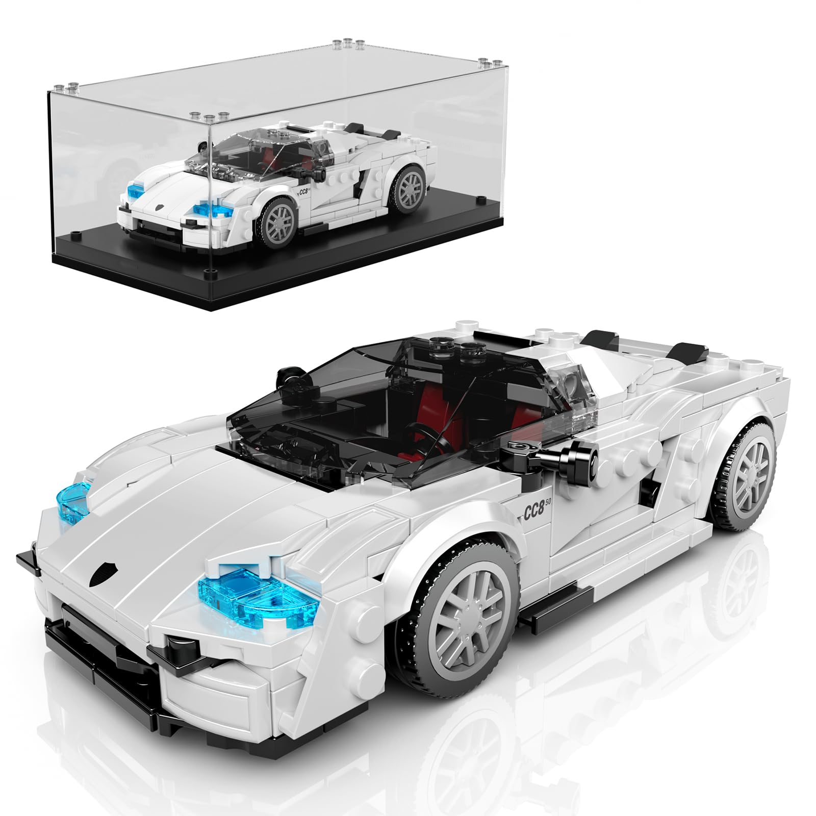 Amazon.com: Mould King Speed Champion C850 Racing Car Building Kit with ...