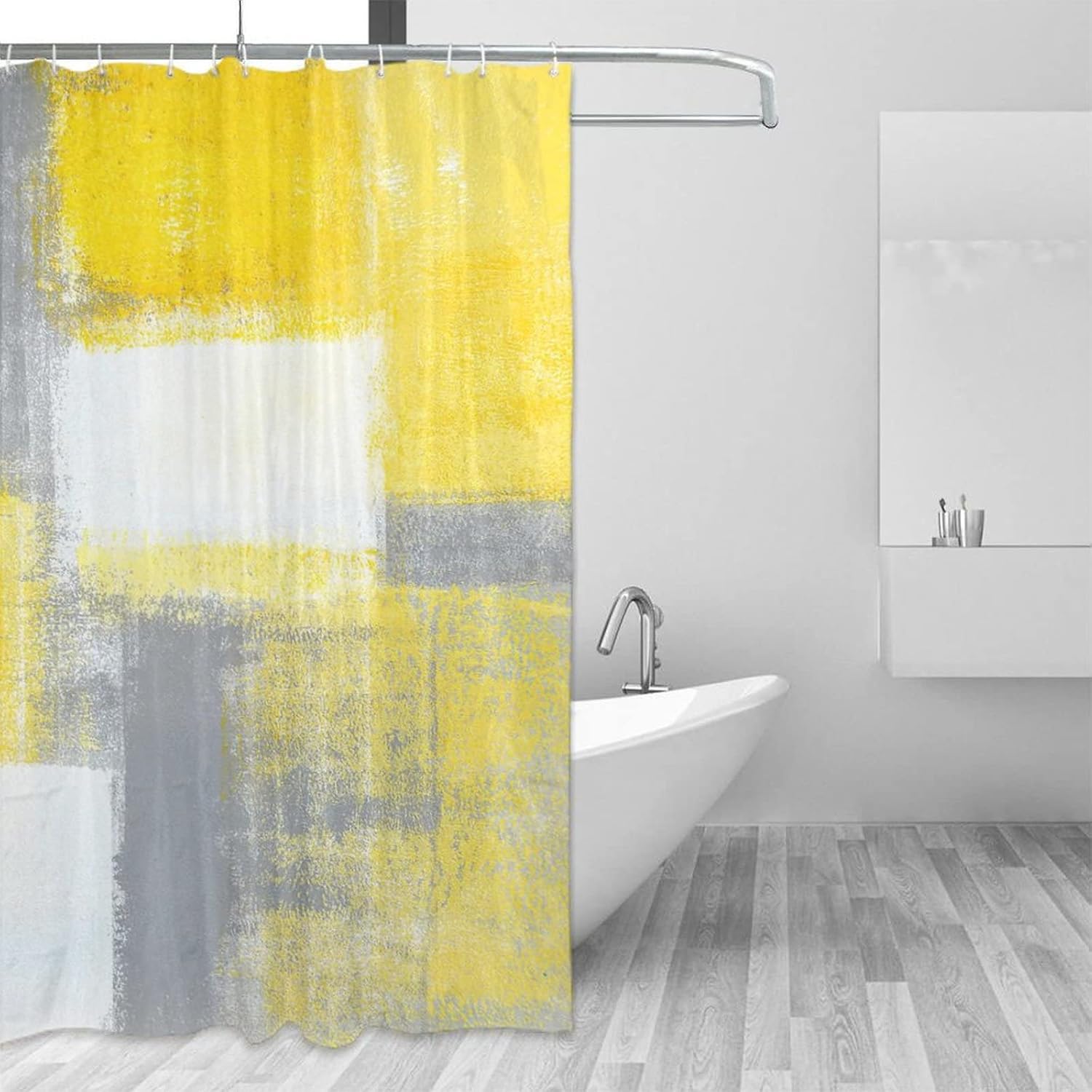 Cortinas de ducha con pintura de arte abstracto, cortinas de ducha con ...