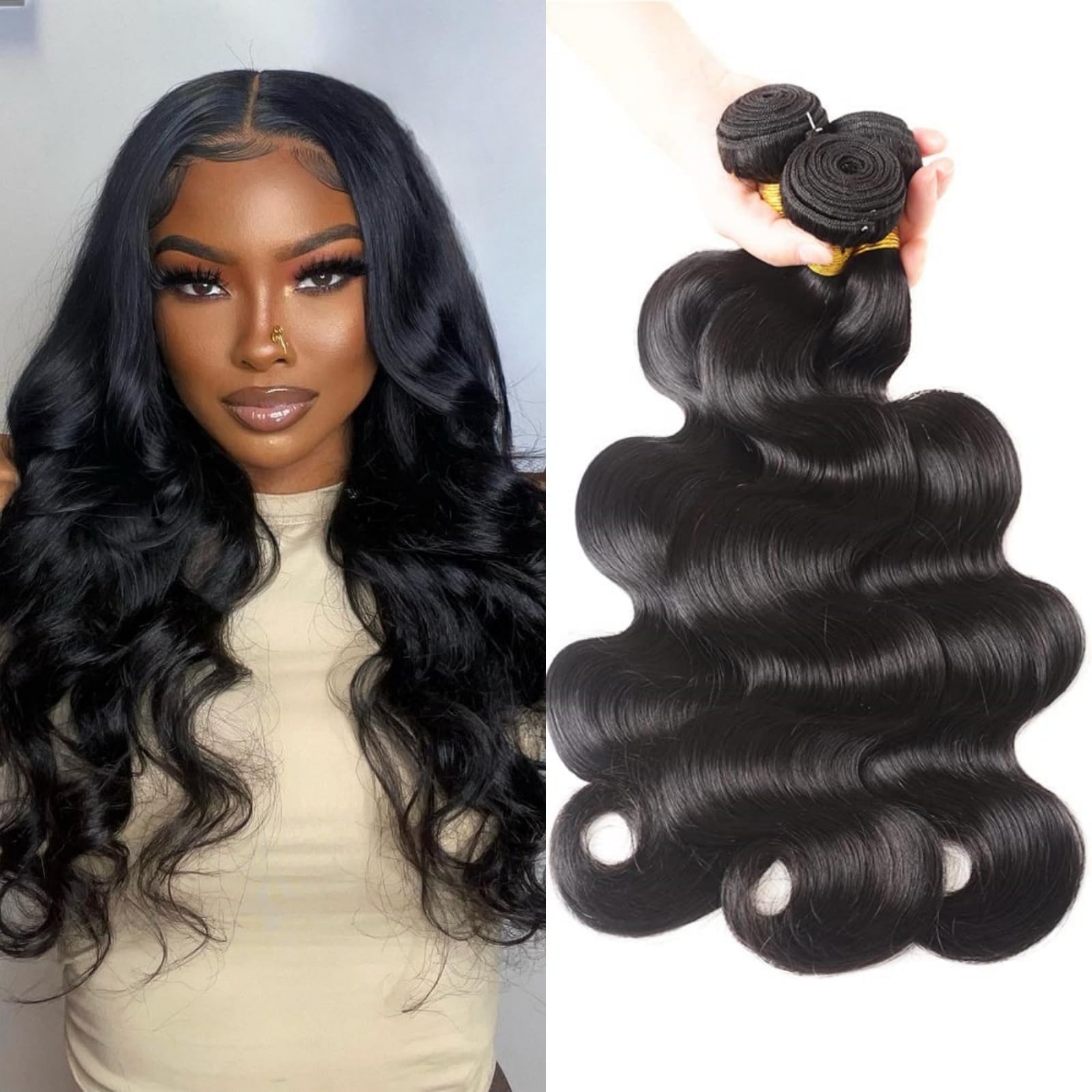 Amazon.com : FASHION LINE Brazilian Body Wave/Water Wave/Deep Wave ...