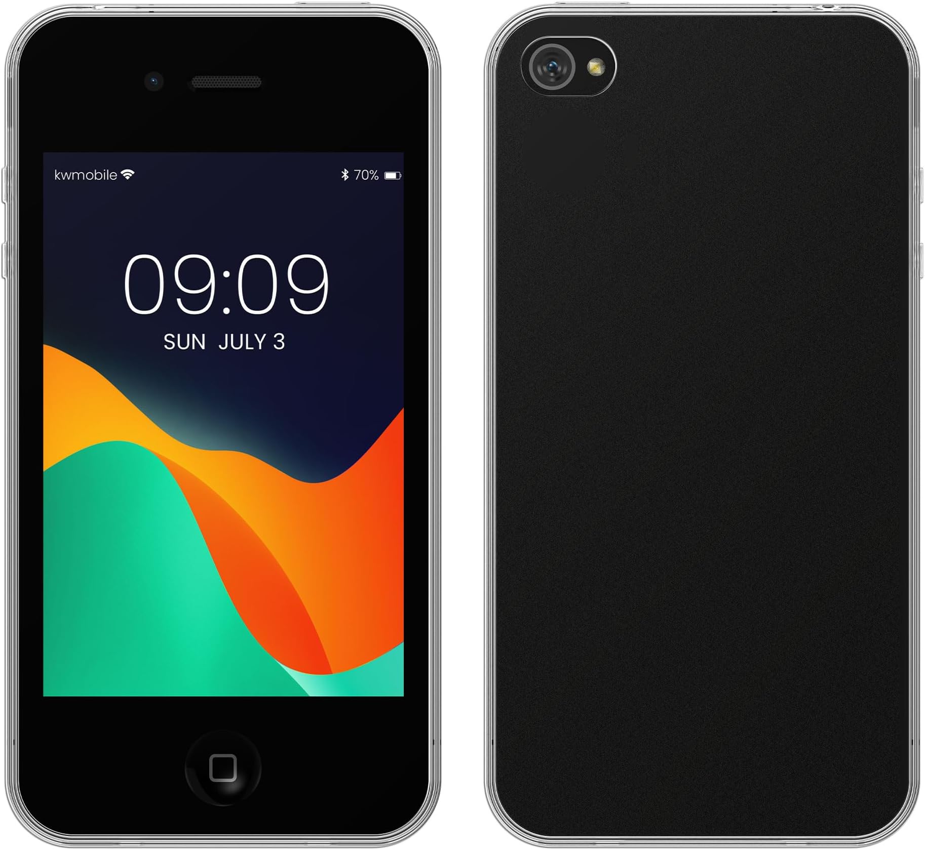 Amazon.com: kwmobile Case Compatible with Apple iPhone 4 / 4S - Clear ...