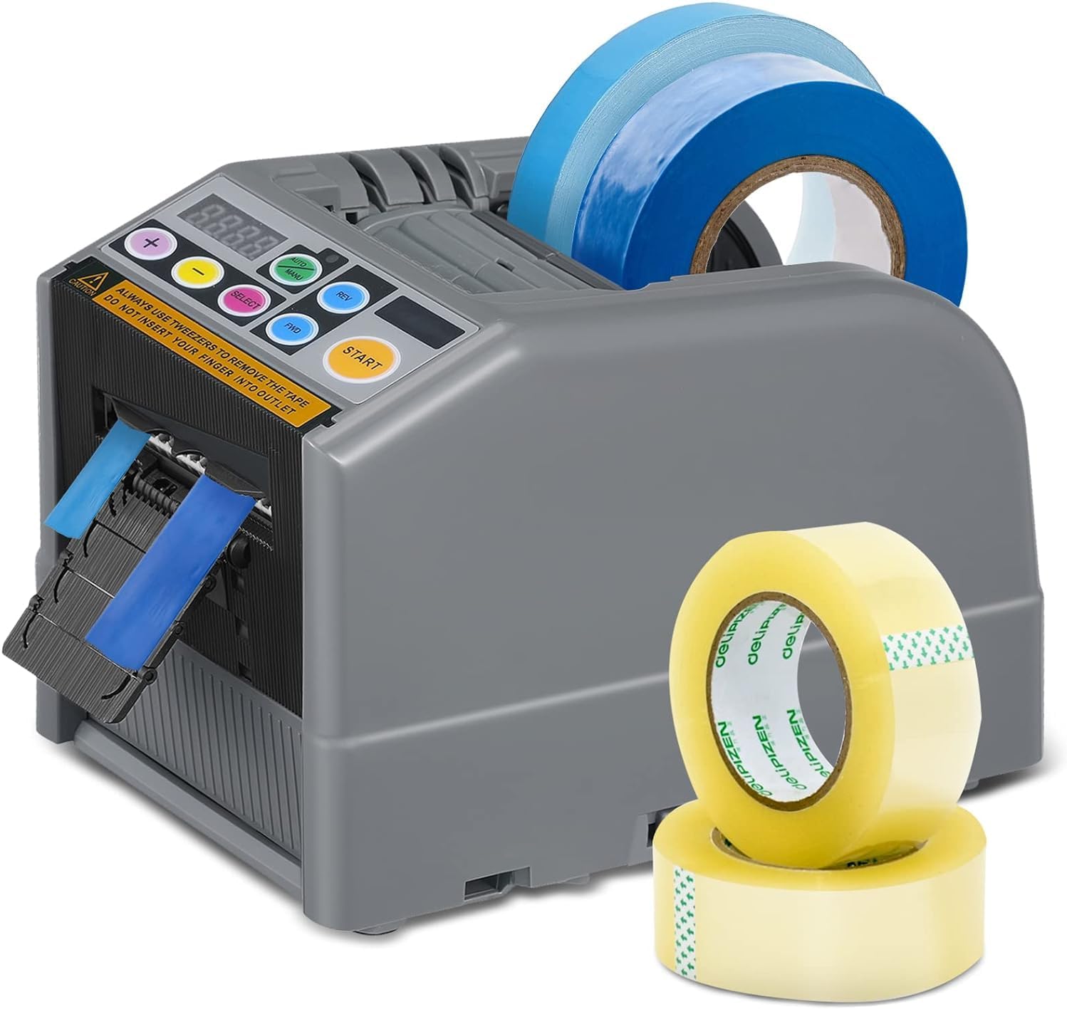 ENERHUB Automatic Tape Dispenser and Cutter, for Various Tapes 6-60mm ...