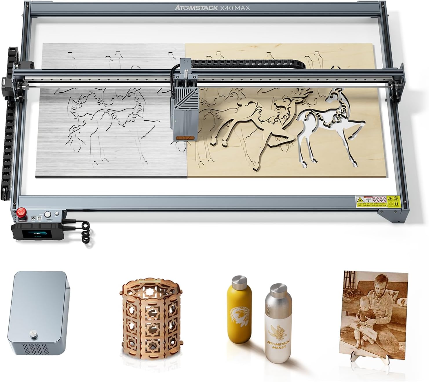 Amazon.com: ATOMSTACK X40 MAX Laser Engraver - 210W Laser Engraving ...