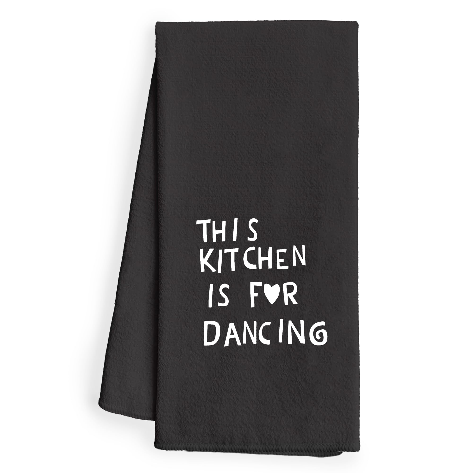 Amazon.com: WFSM This Kitchen Is for Dancing Towel - Cute Kitchen ...