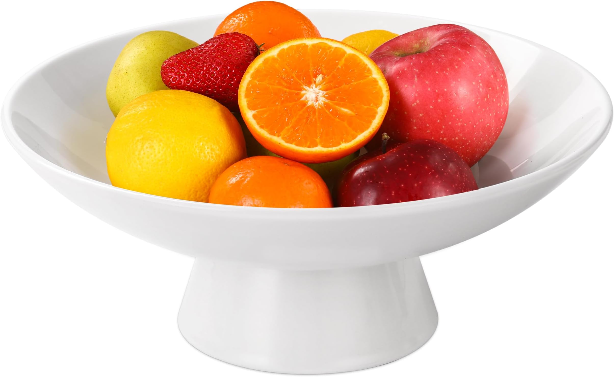 Amazon.com: Huang Acrylic Clear Large Round Fruit Bowl with ...