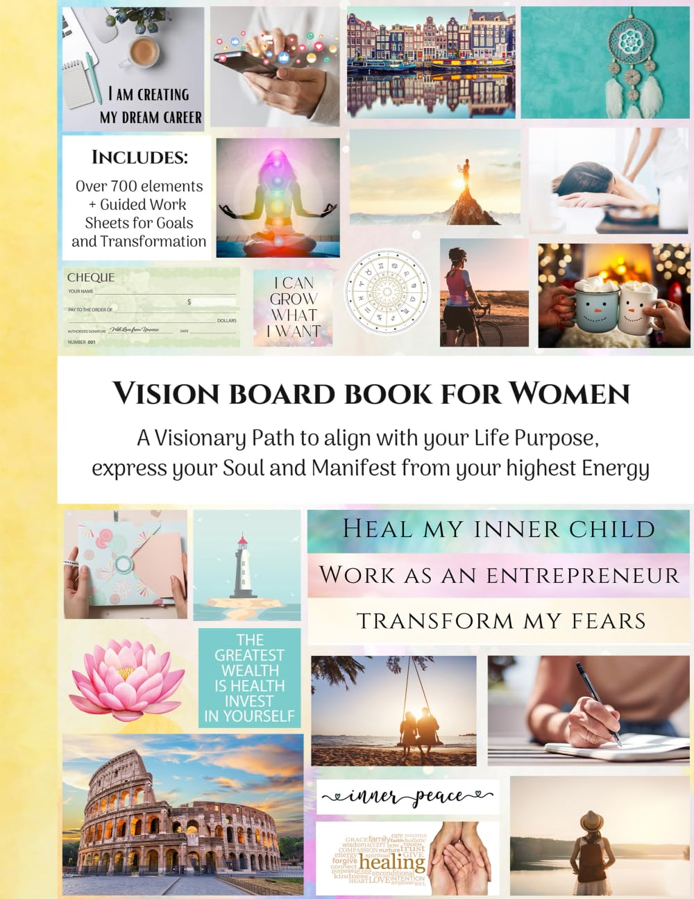 Vision Board book for Women: With 700+ Elements and 200+ Pages - A ...